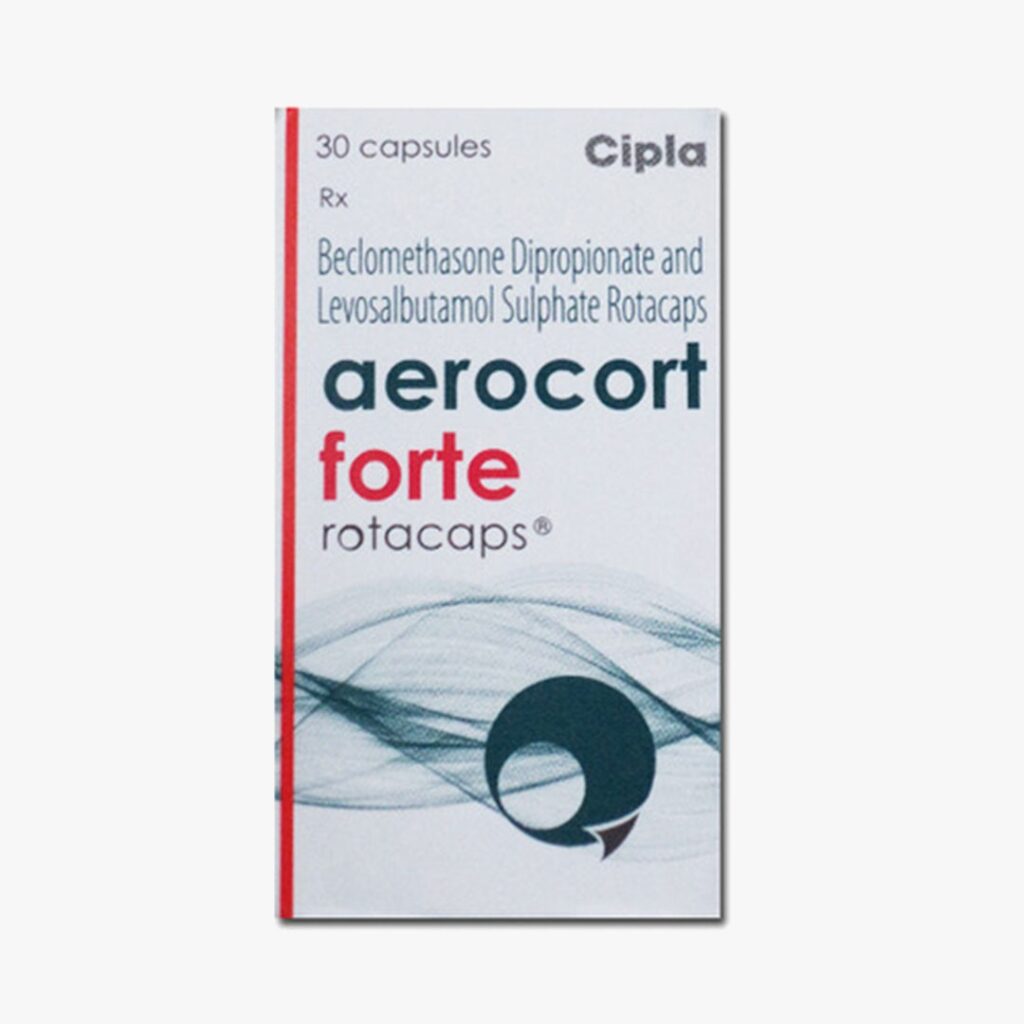Aerocort Forte Rotacaps 200/100mcg - The Chemist247